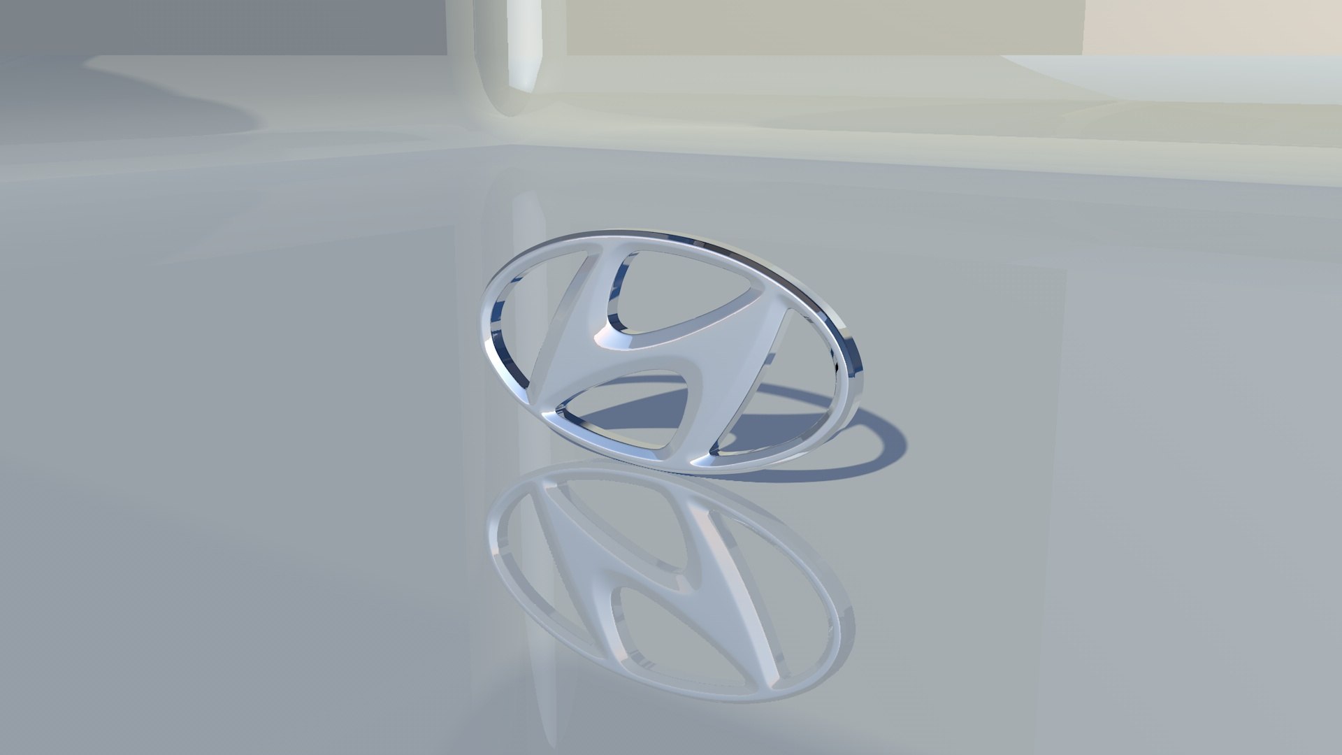 3D model Hyundai Emblem - TurboSquid 1758442