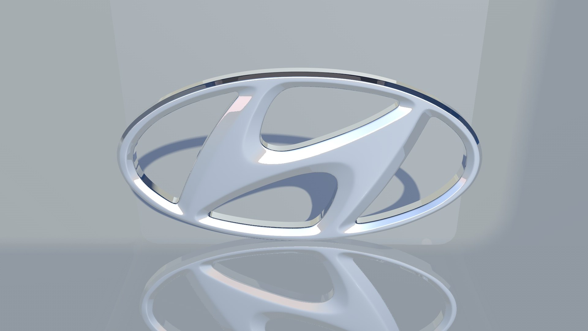 3D Model Hyundai Emblem - TurboSquid 1758442