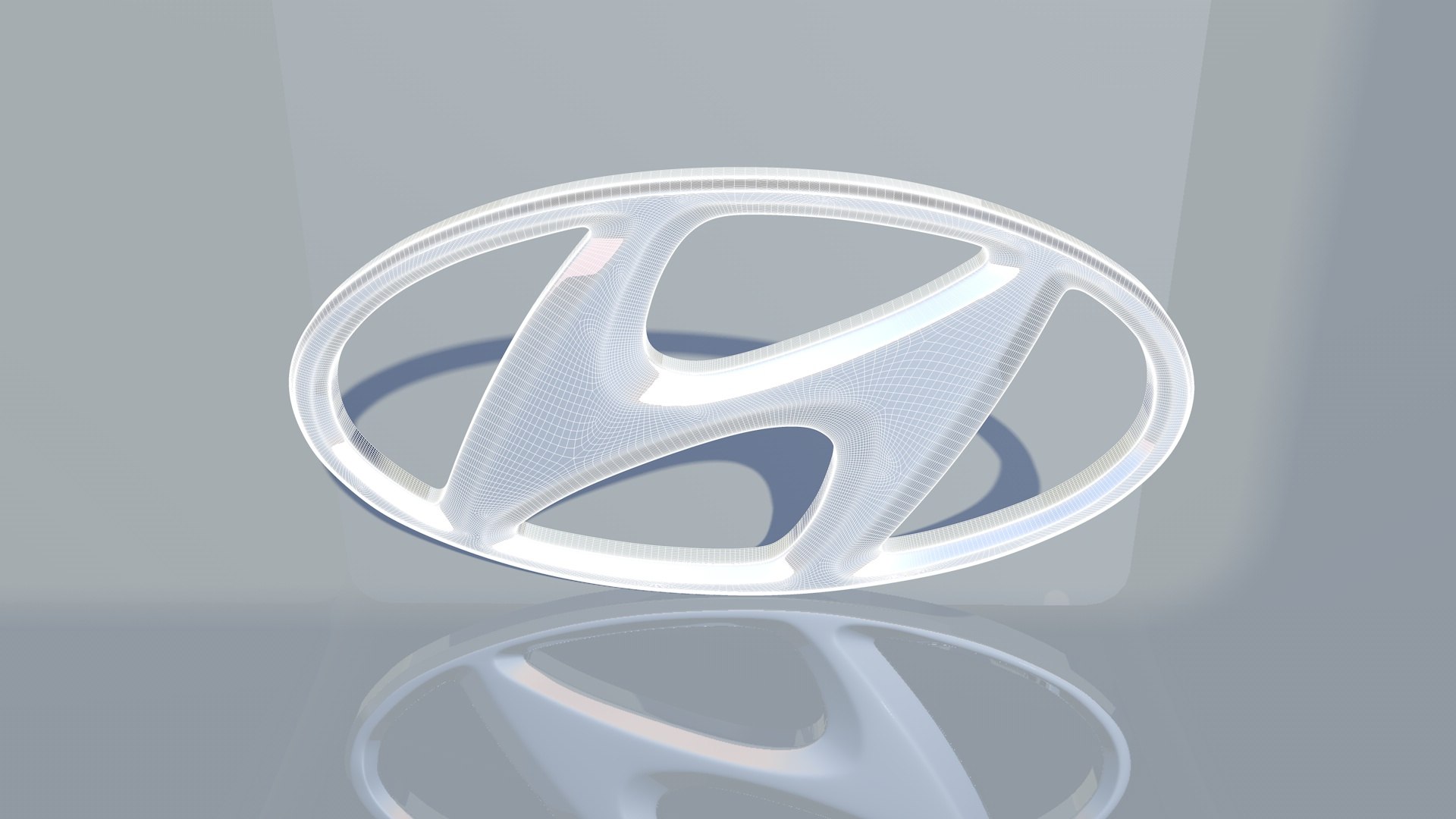 3D Model Hyundai Emblem - TurboSquid 1758442