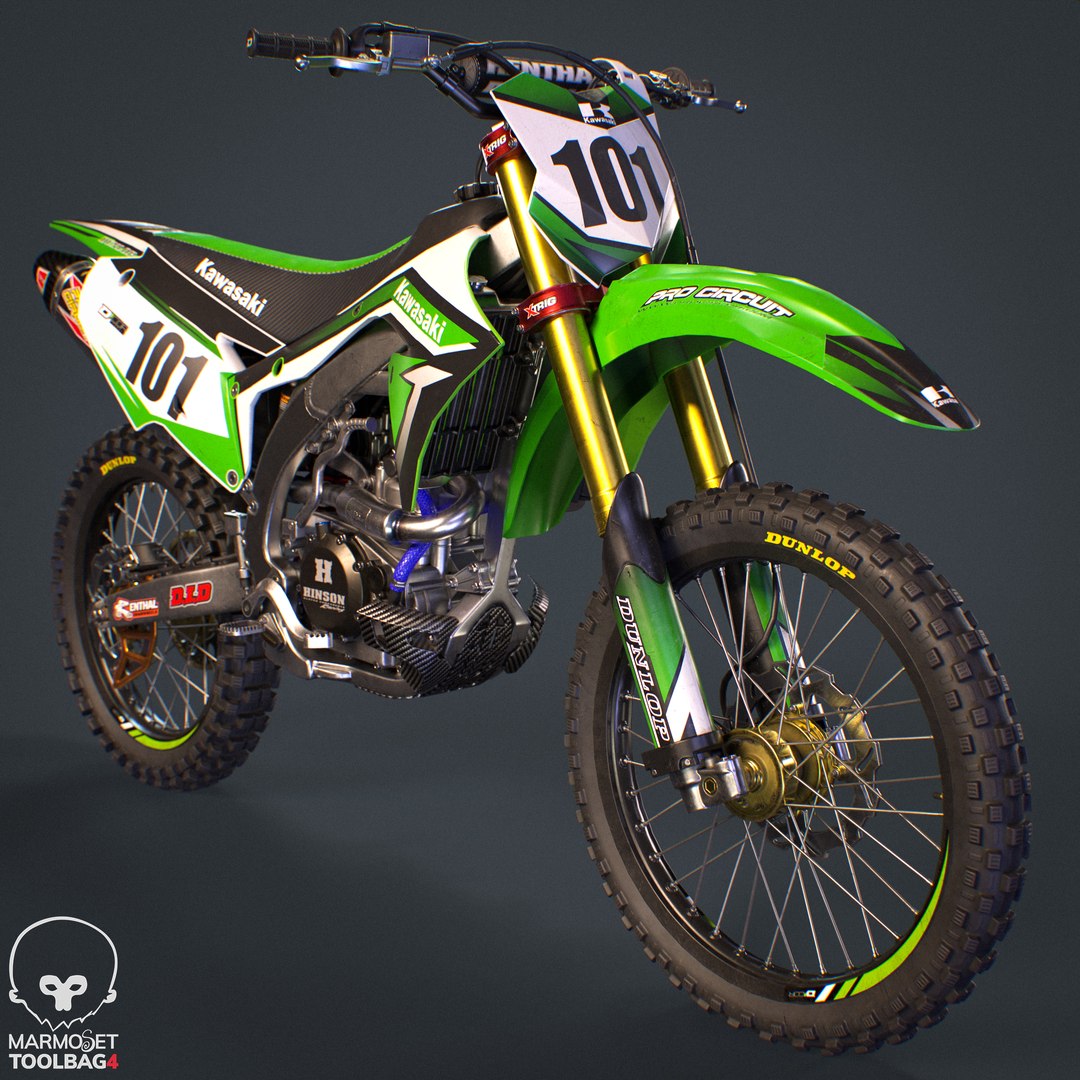 Motorcycle Dirt Bike 3D Model - TurboSquid 2185953