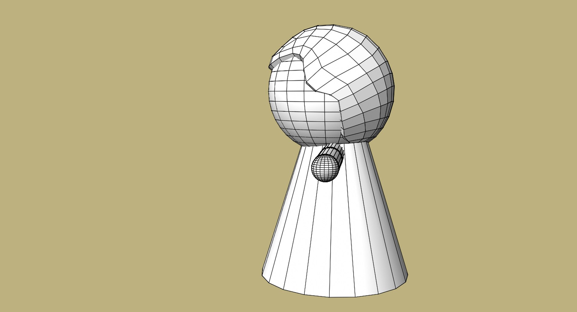 Maya Simple Character Rigged