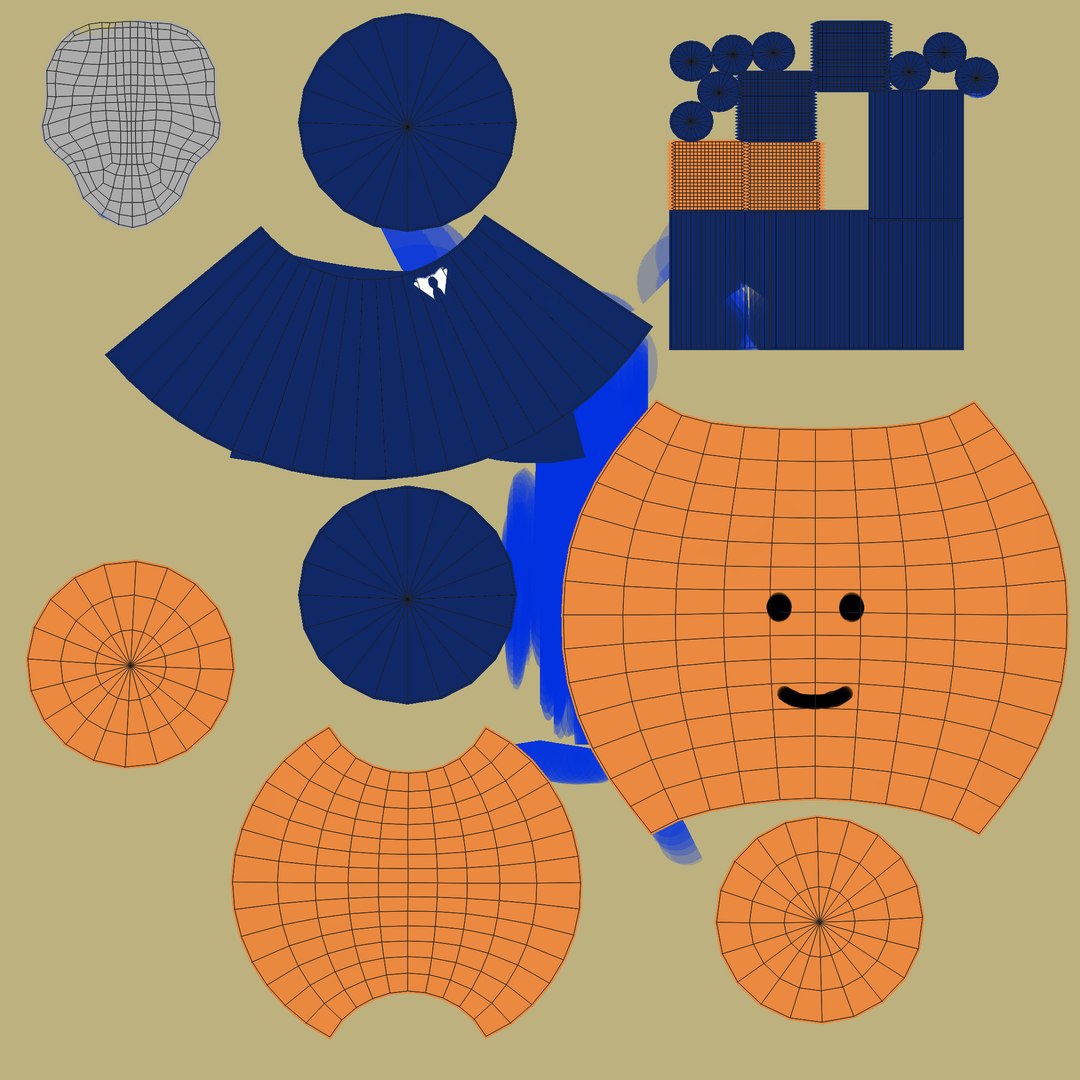 Maya Simple Character Rigged