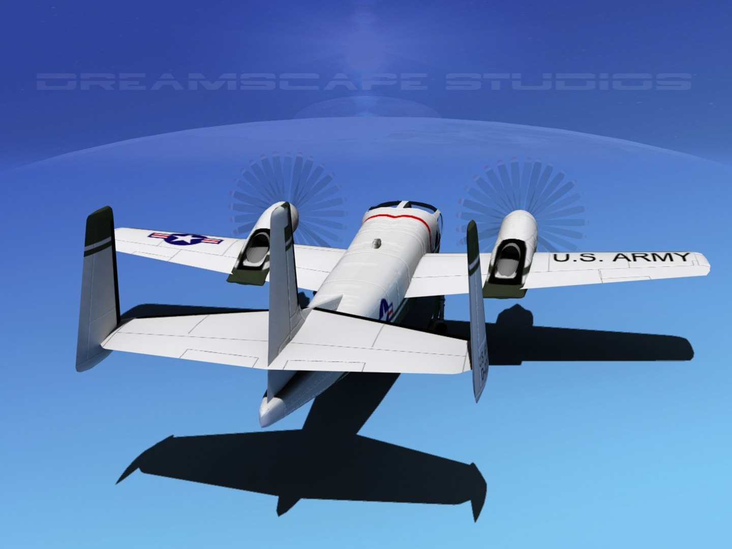 ov-1d mohawk grumman recon 3d model