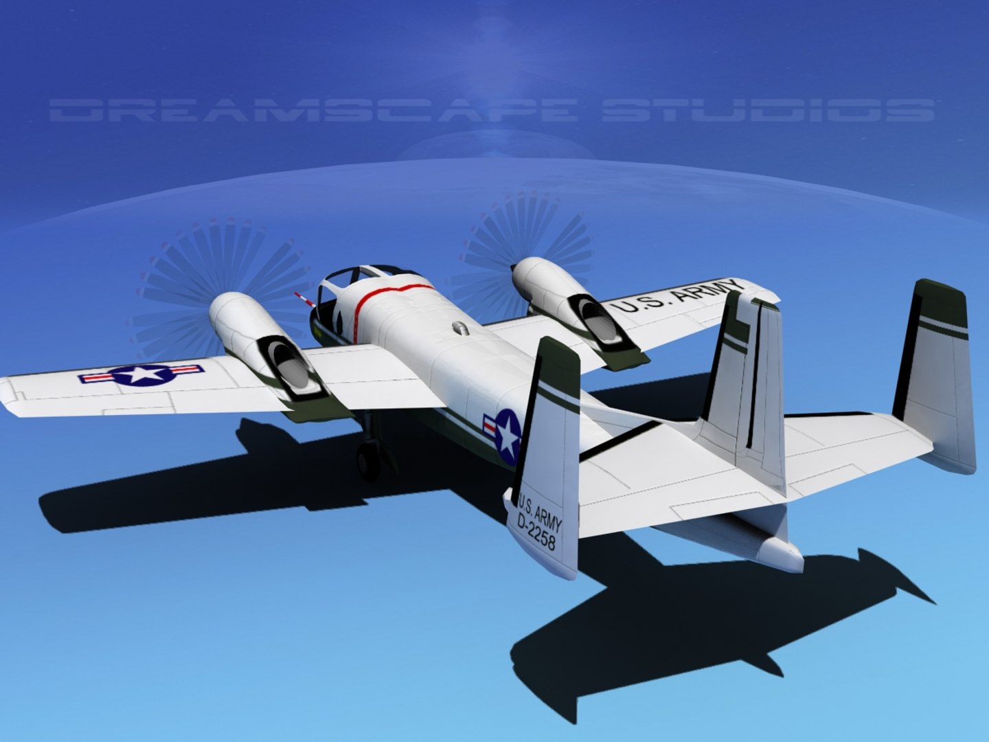 ov-1d mohawk grumman recon 3d model