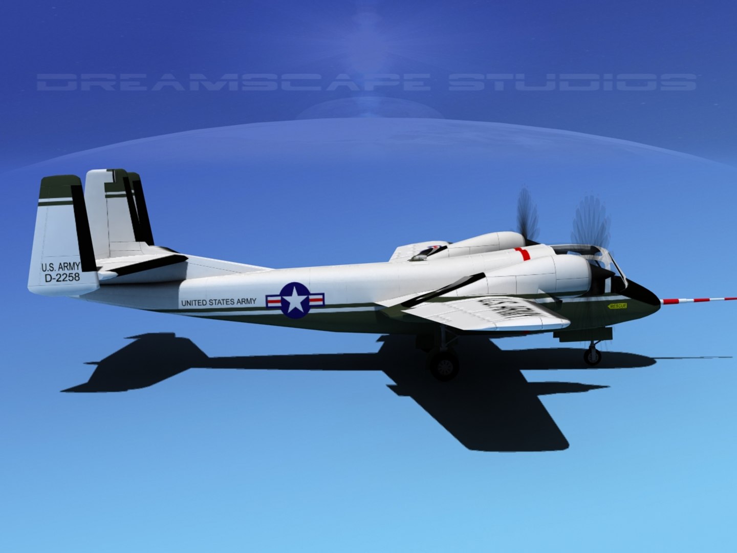 ov-1d mohawk grumman recon 3d model