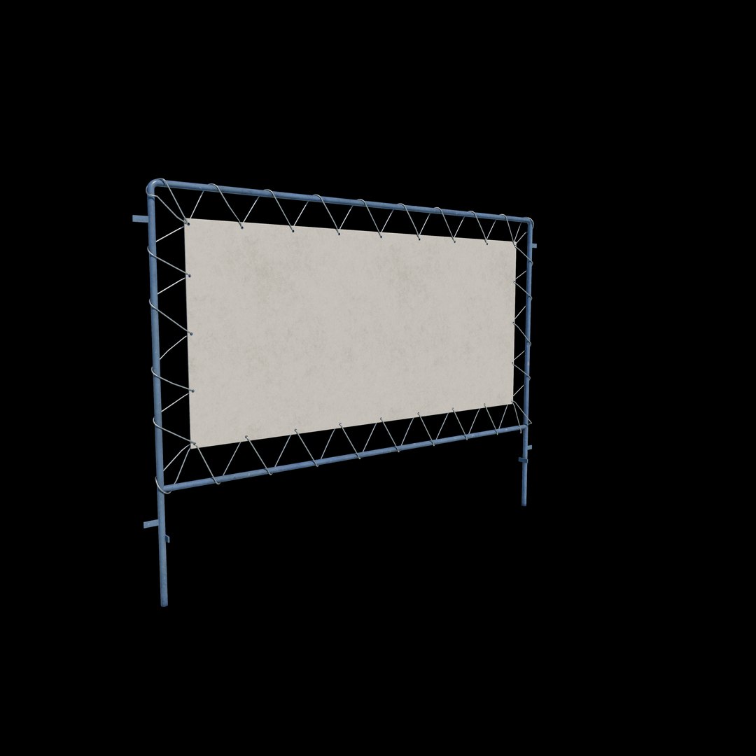 3D Advertising Banner 3D Model Model - TurboSquid 2401716