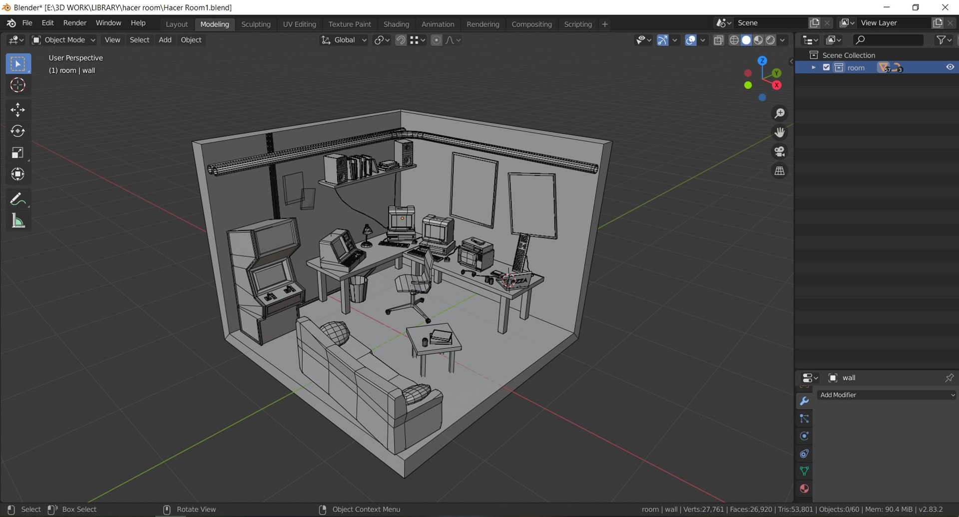 3D Isometric Hacker Room Model - TurboSquid 1665525