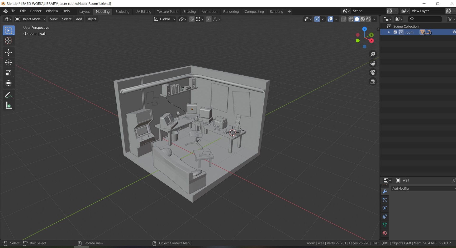 3D Isometric Hacker Room Model - TurboSquid 1665525