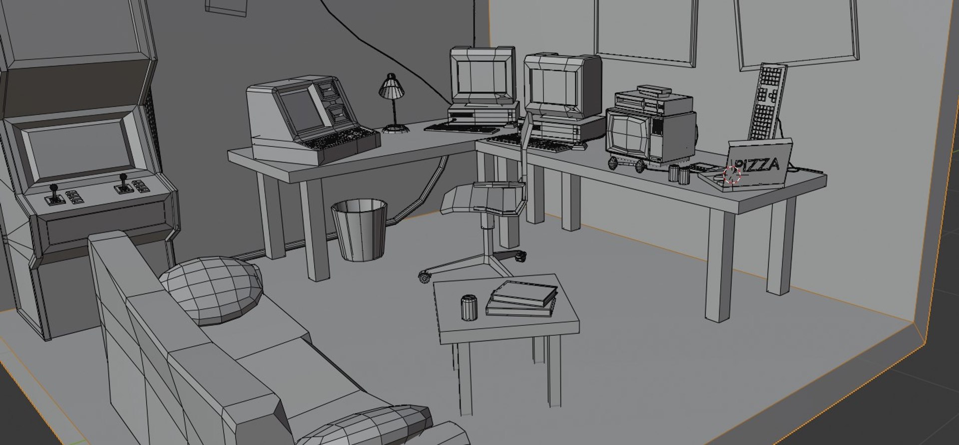 3D Isometric Hacker Room Model - TurboSquid 1665525