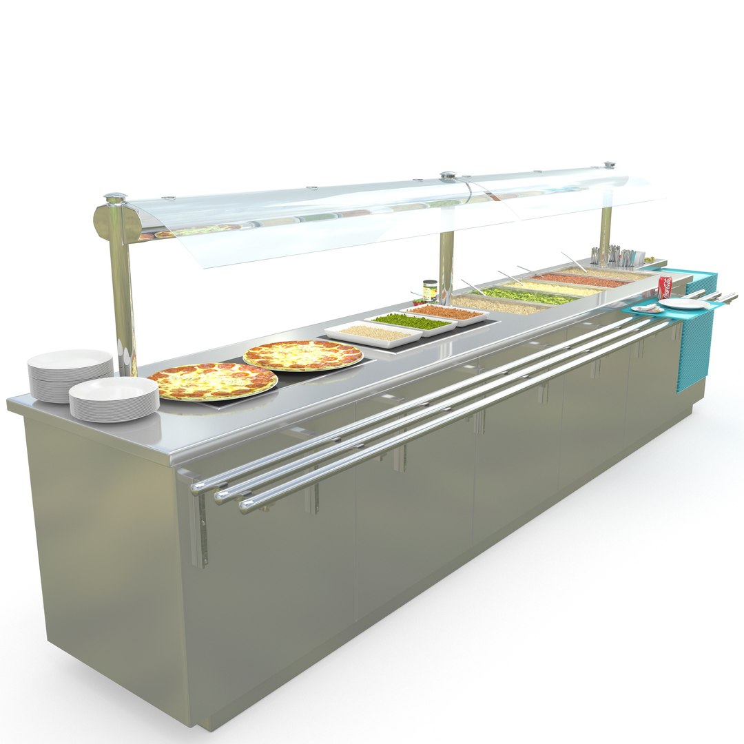Servery Counter 3d Model