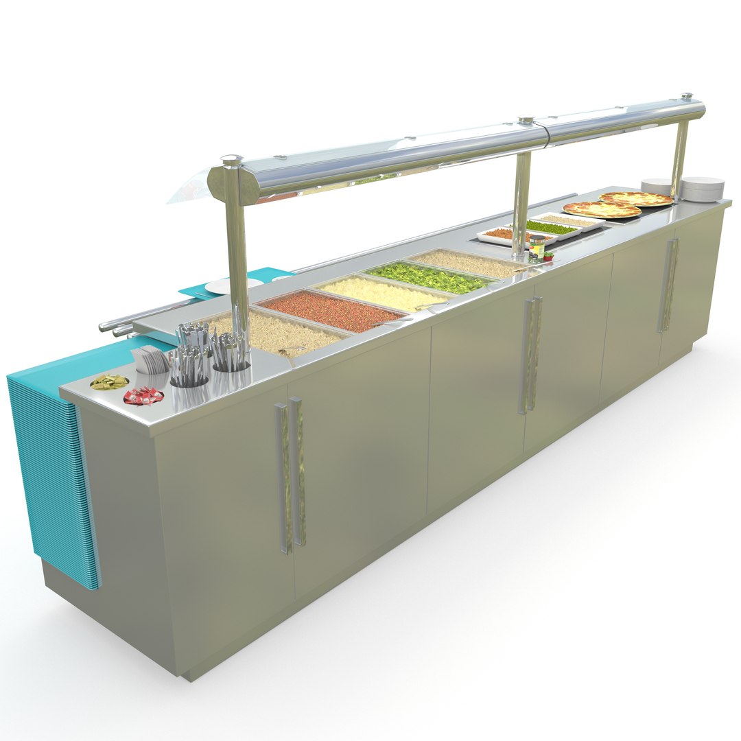 Servery Counter 3d Model