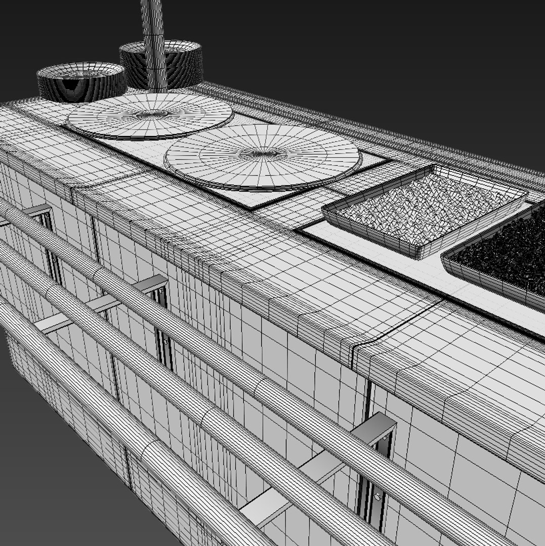Servery Counter 3d Model