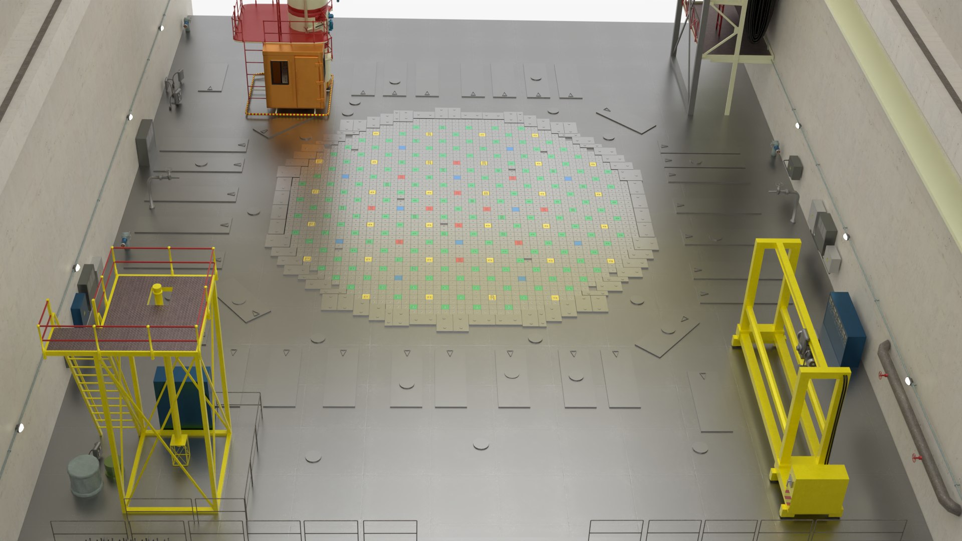 3d Cross Section Reactor Chernobyl Model Turbosquid 2138566
