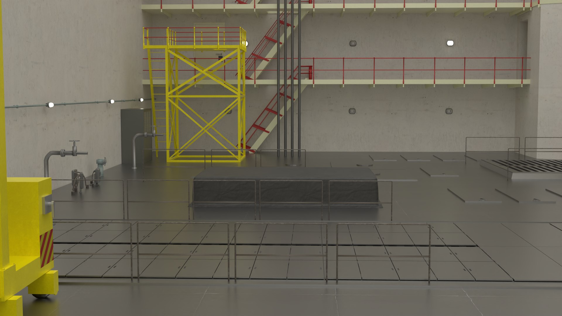 3d Cross Section Reactor Chernobyl Model Turbosquid 2138566