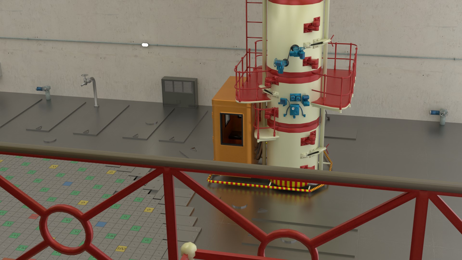 3d Cross Section Reactor Chernobyl Model Turbosquid 2138566