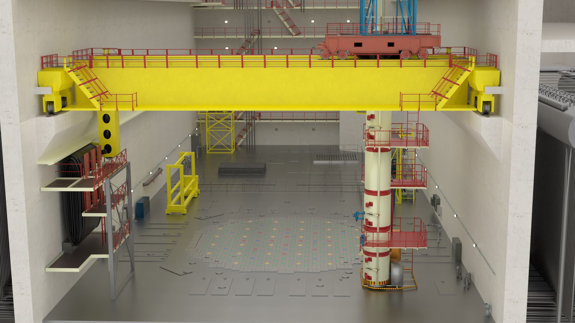 3D Cross Section Reactor Chernobyl Model - TurboSquid 2138566