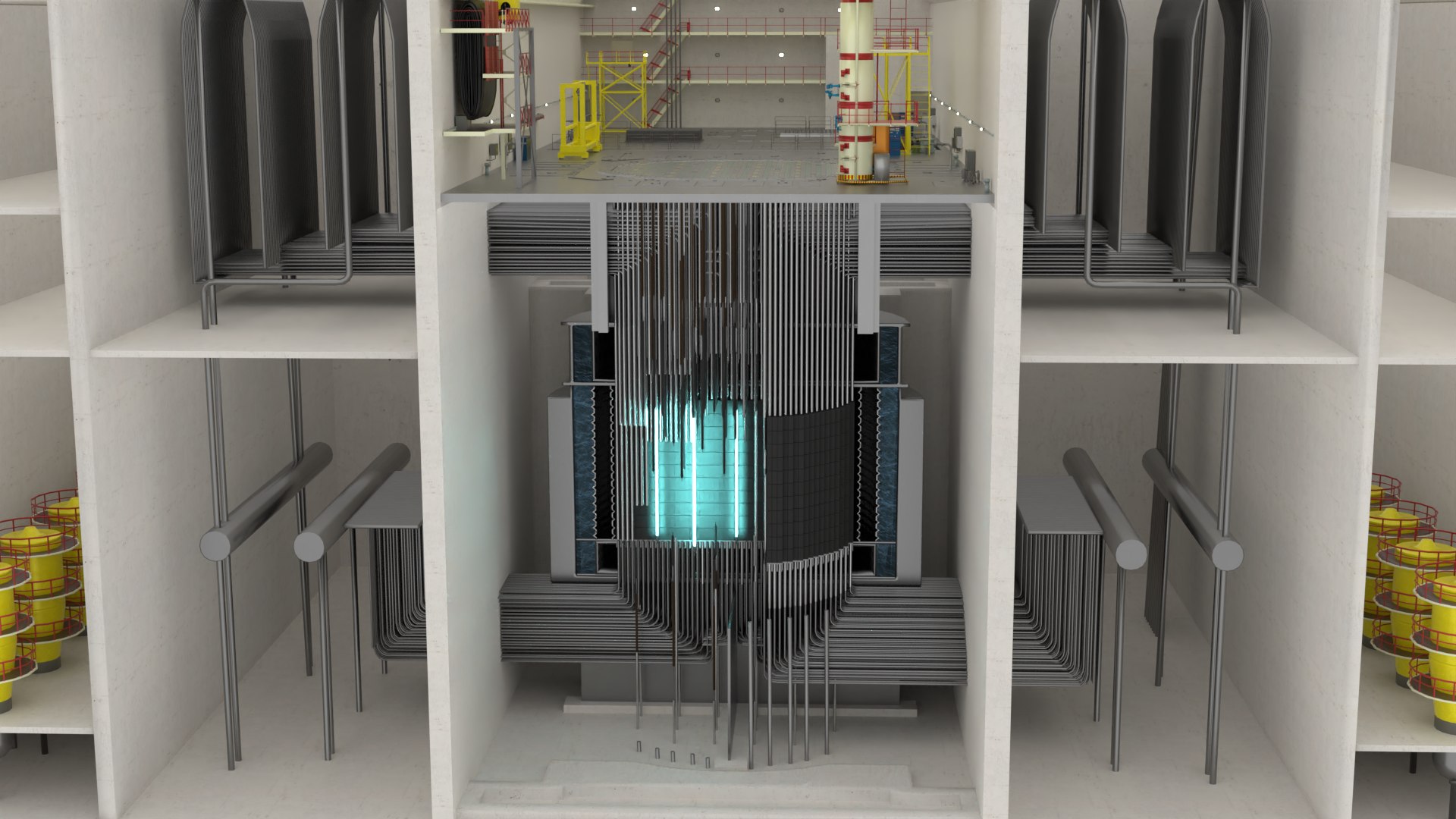 3d Cross Section Reactor Chernobyl Model Turbosquid 2138566
