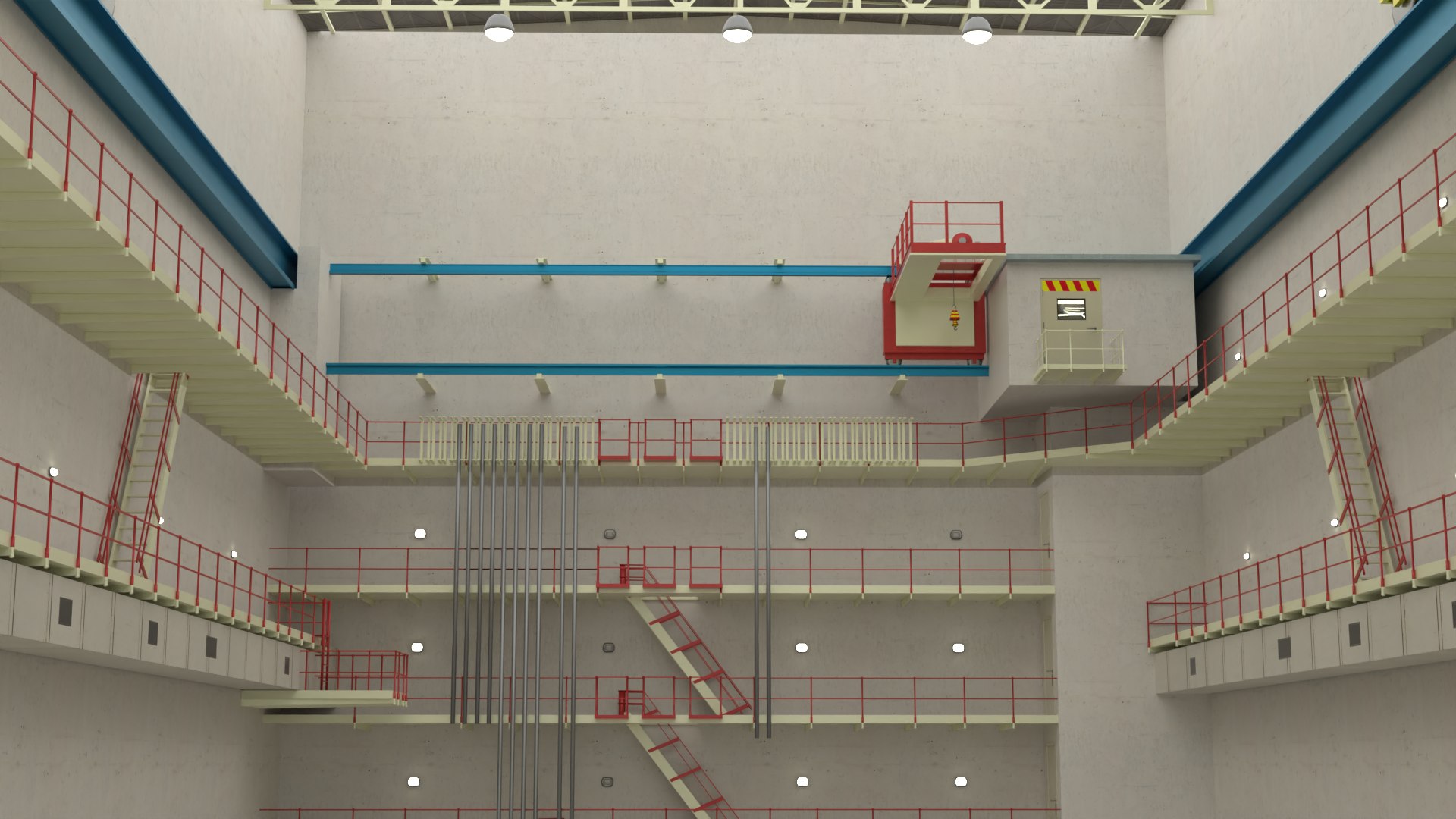 3d Cross Section Reactor Chernobyl Model Turbosquid 2138566