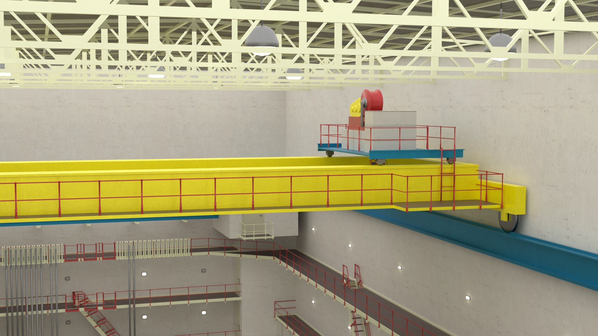 3d Cross Section Reactor Chernobyl Model Turbosquid 2138566