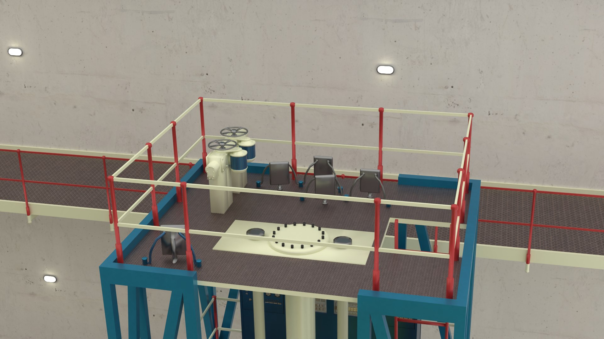 3d Cross Section Reactor Chernobyl Model Turbosquid 2138566