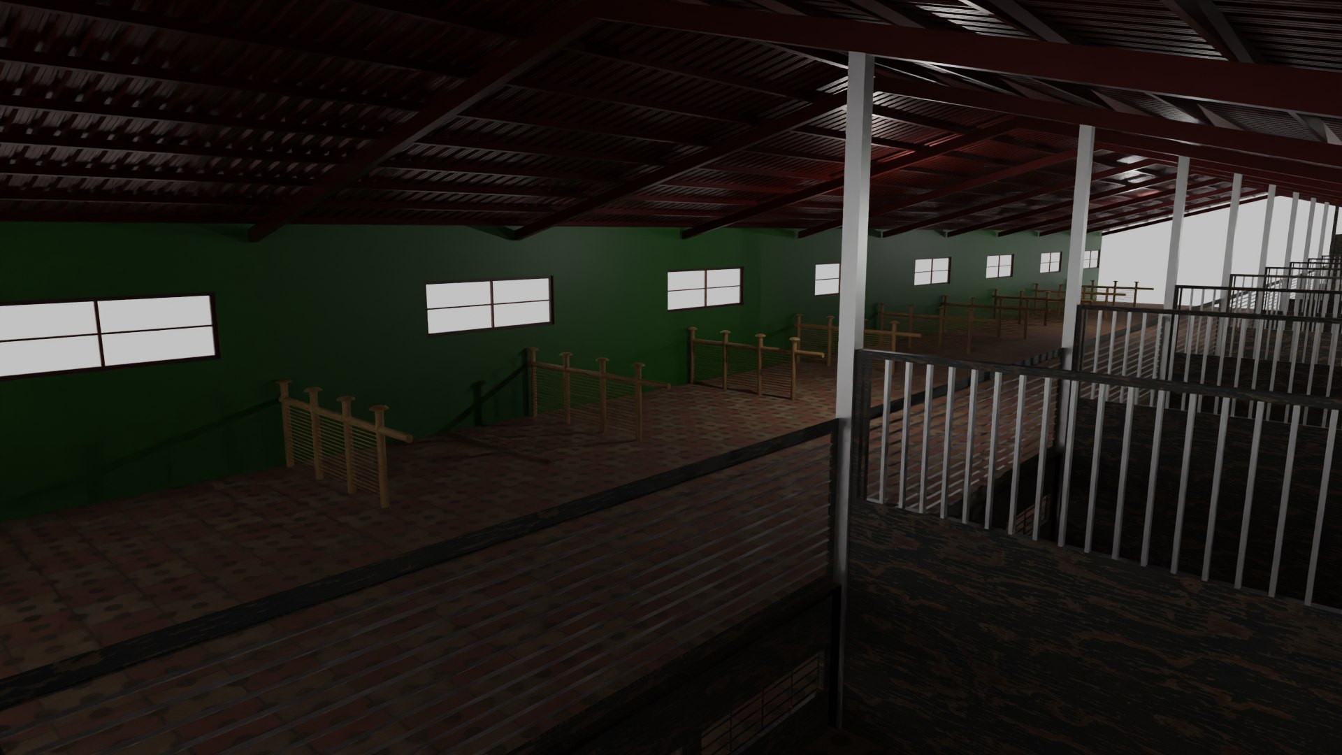 Horse Stable 3D Model - TurboSquid 2159201