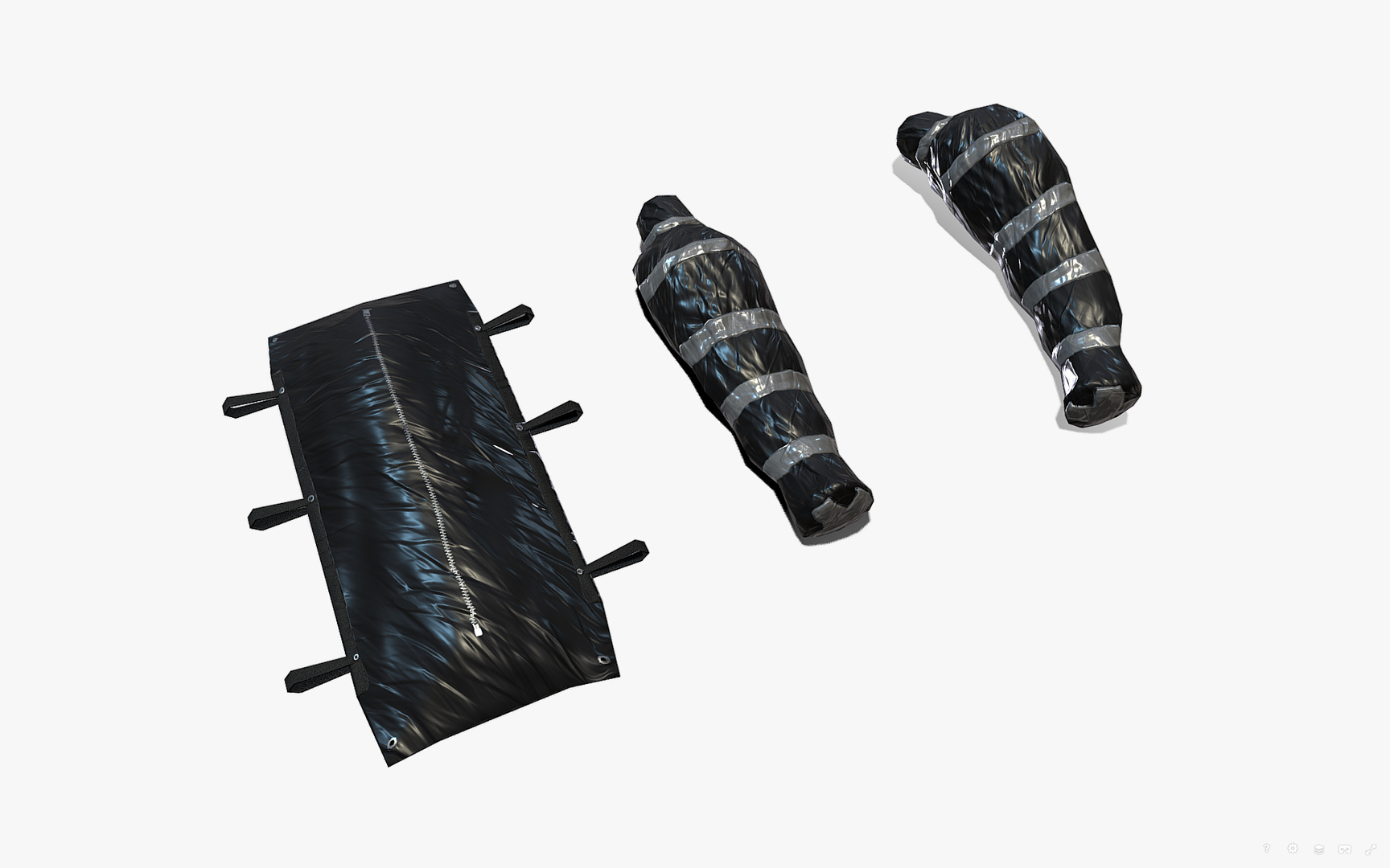 Packaged Corpse Body Bag 3D Model - TurboSquid 1765140