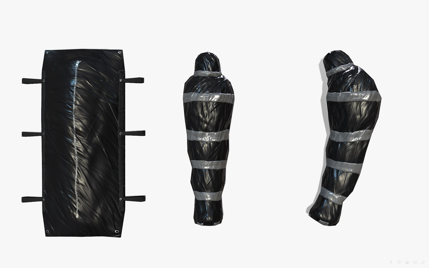 Packaged Corpse Body Bag 3D Model - TurboSquid 1765140