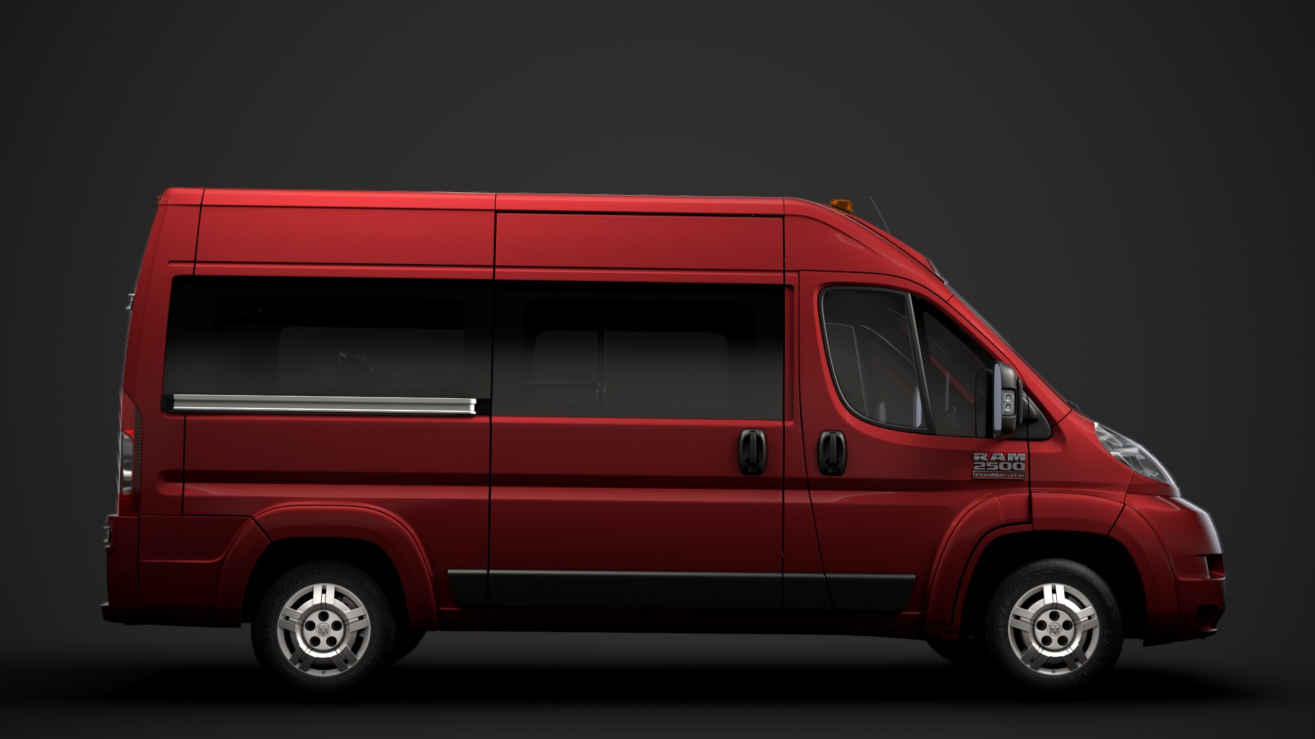 3D Ram Promaster Window Van - TurboSquid 1469492