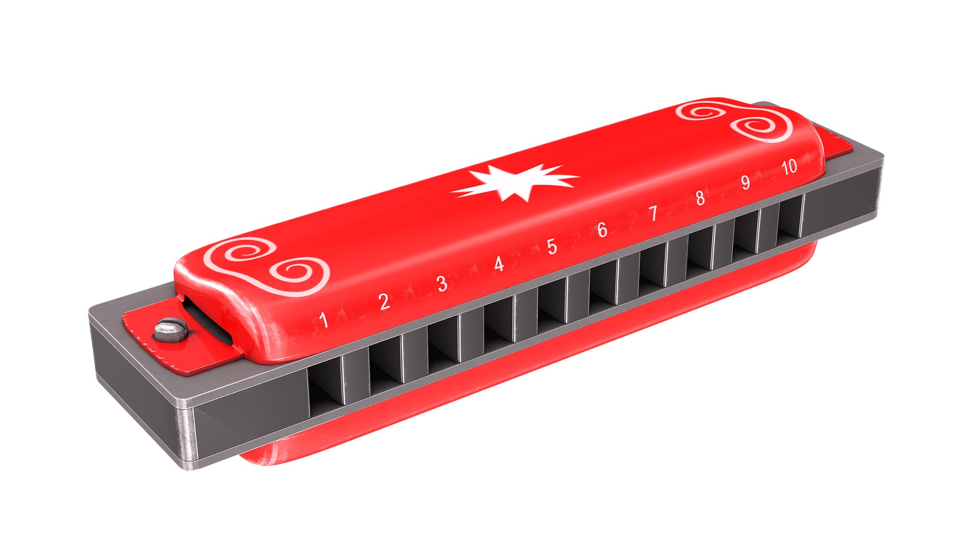 3D Harmonica Model - TurboSquid 1947078
