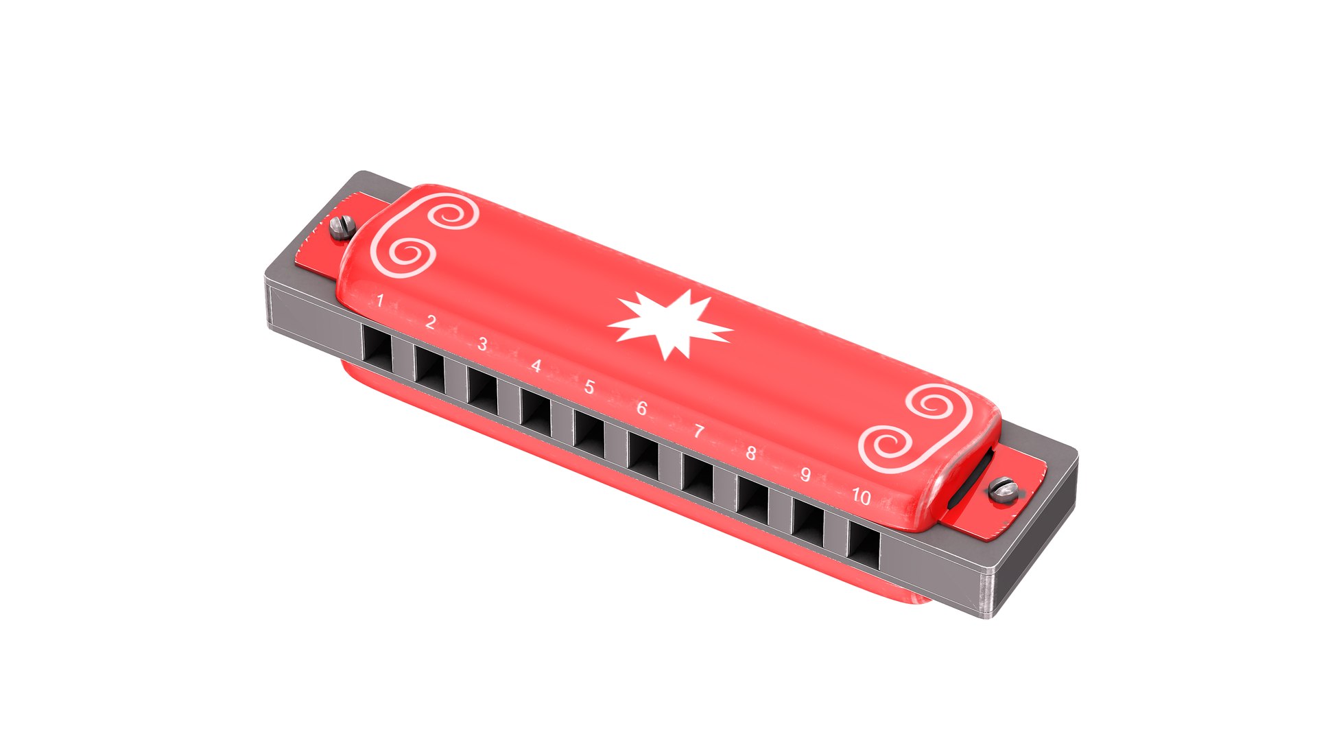3D Harmonica Model - TurboSquid 1947078