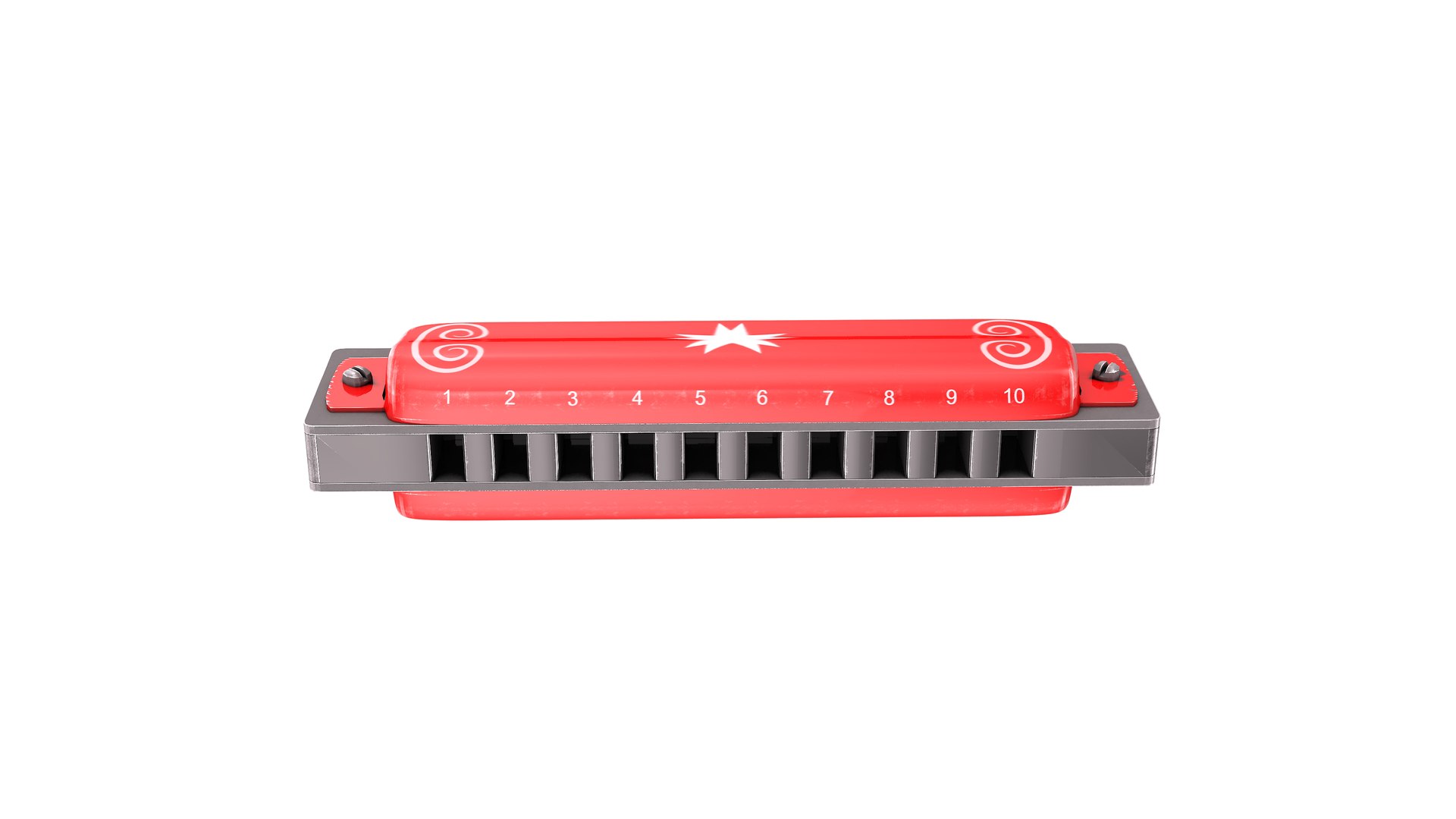 3D Harmonica Model - TurboSquid 1947078