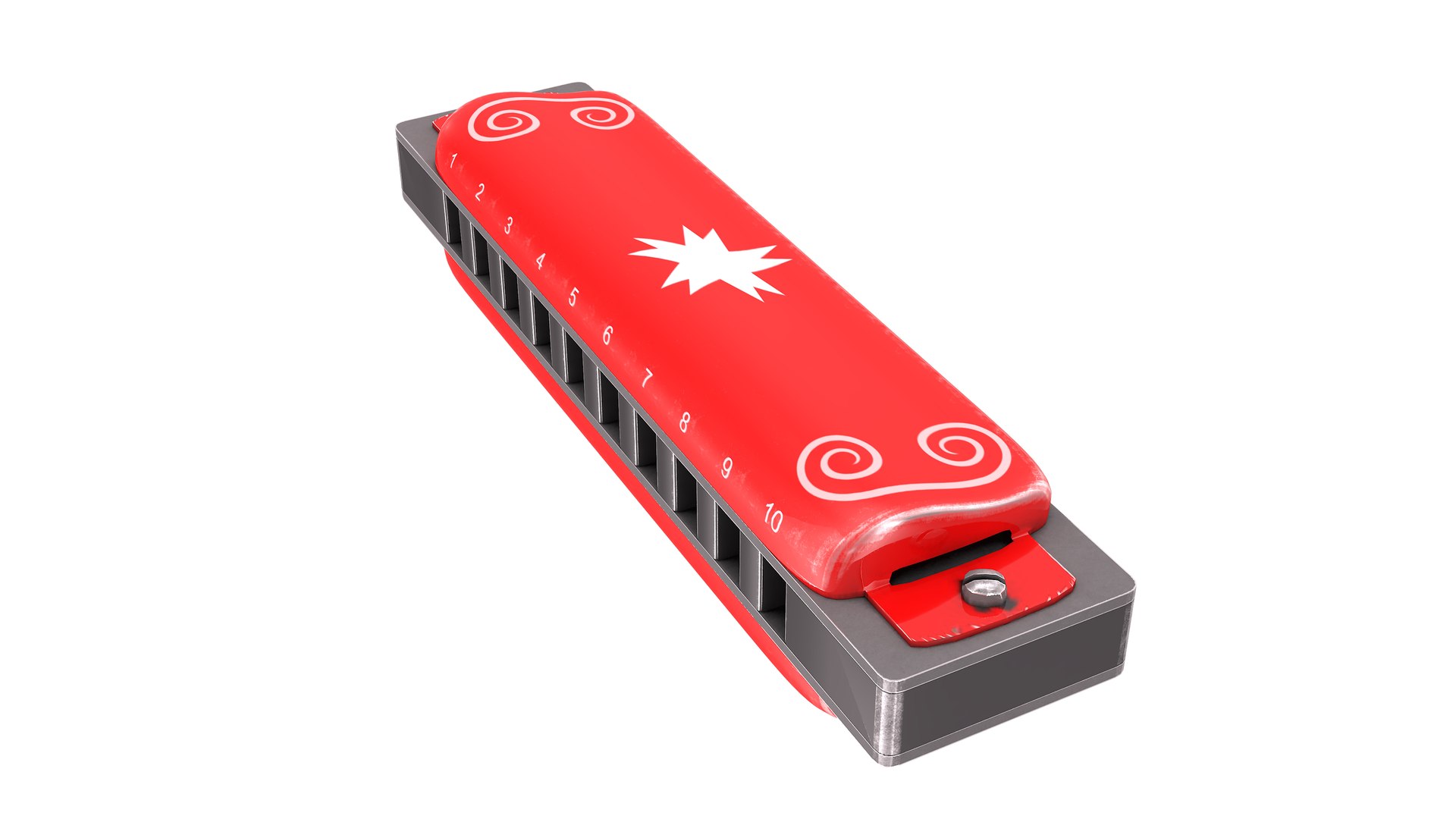 3D Harmonica Model - TurboSquid 1947078