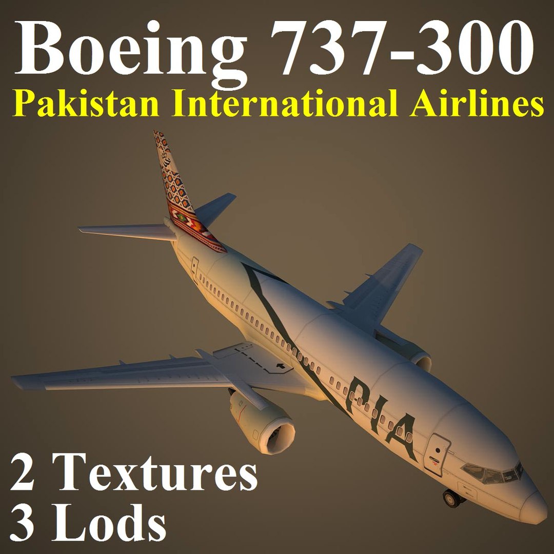 Boeing Pia 3d Model
