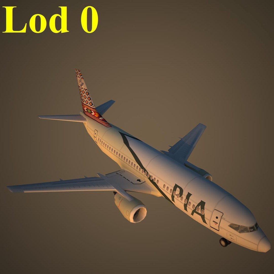 Boeing Pia 3d Model