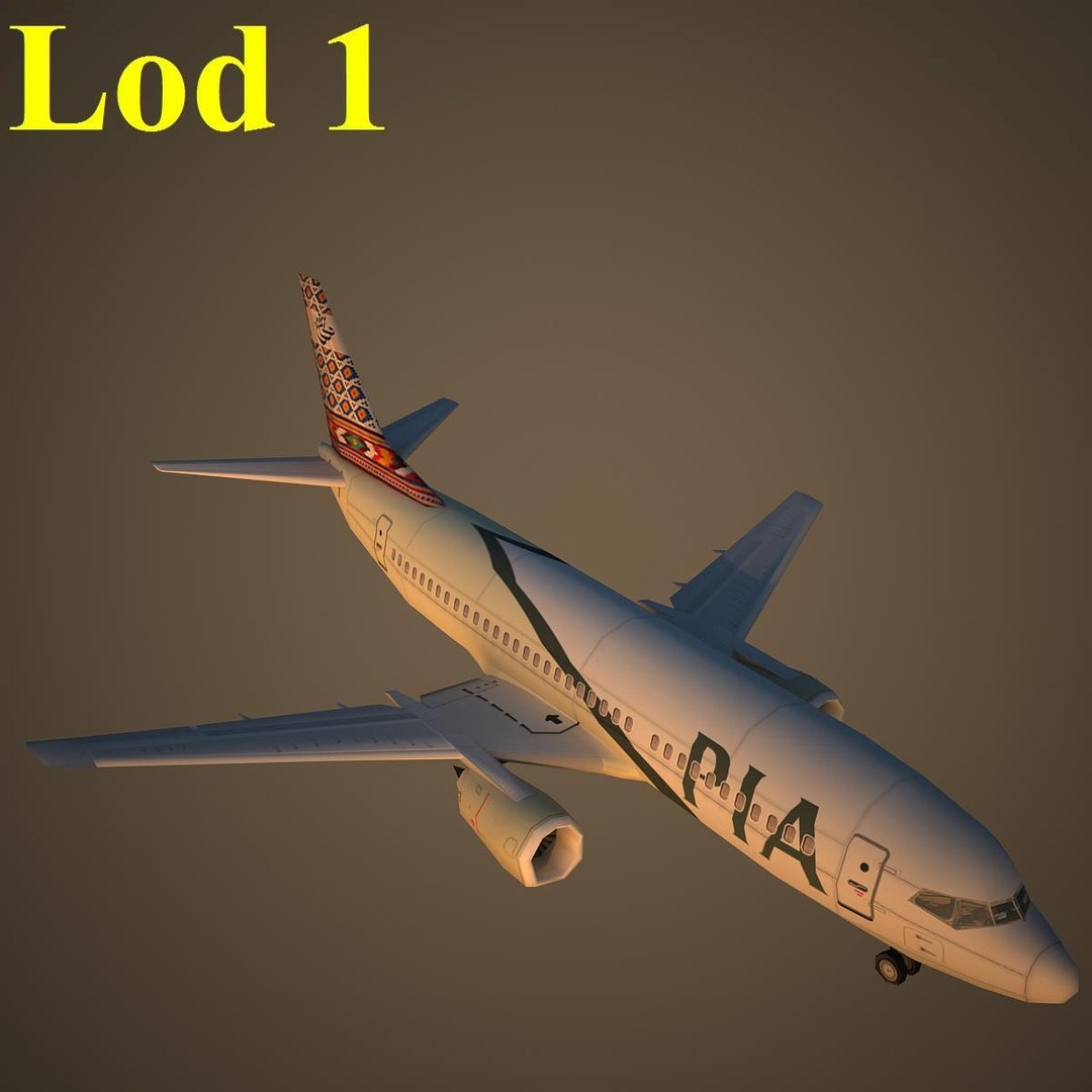 Boeing Pia 3d Model