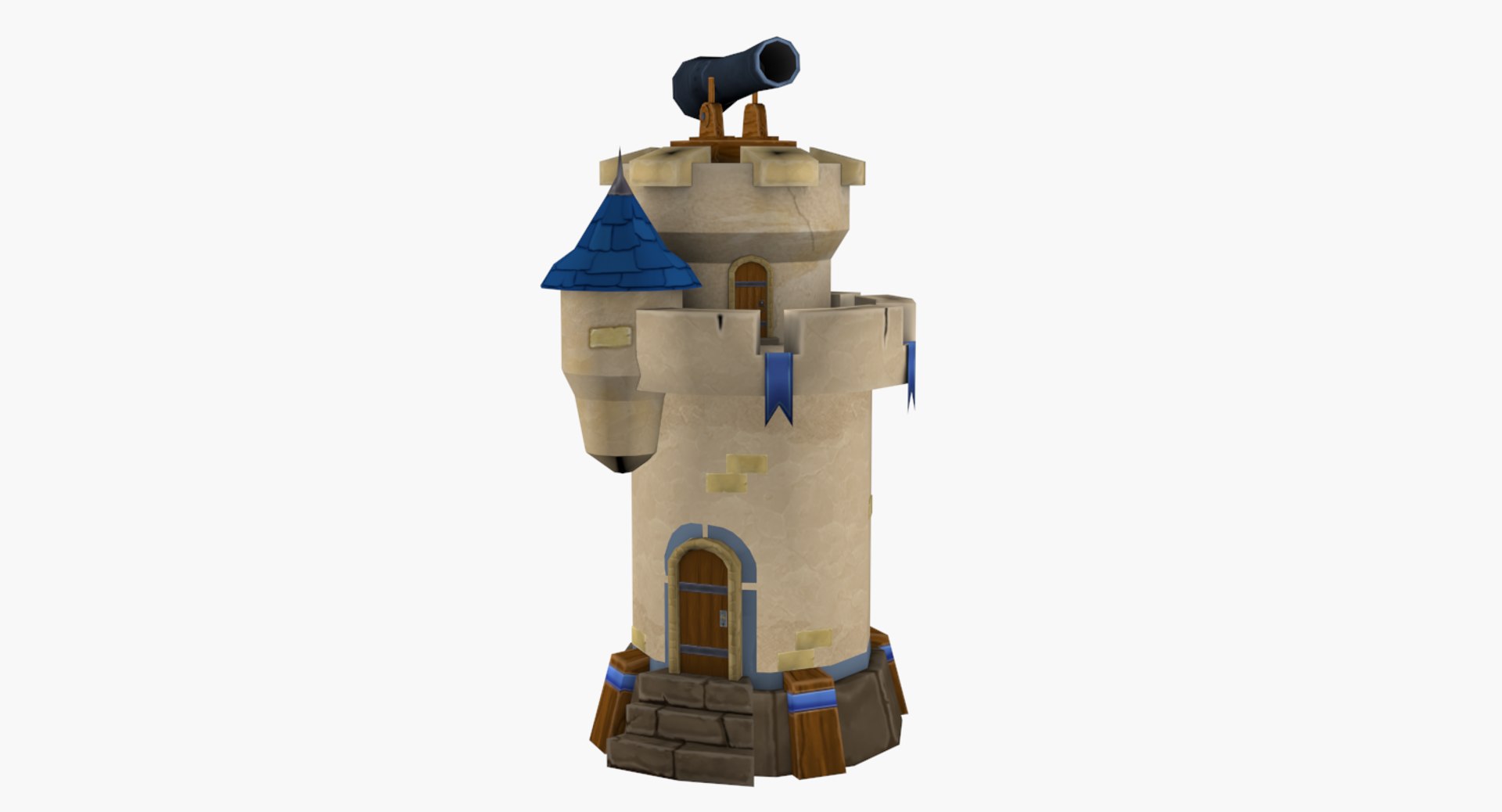3d Model Tower Games