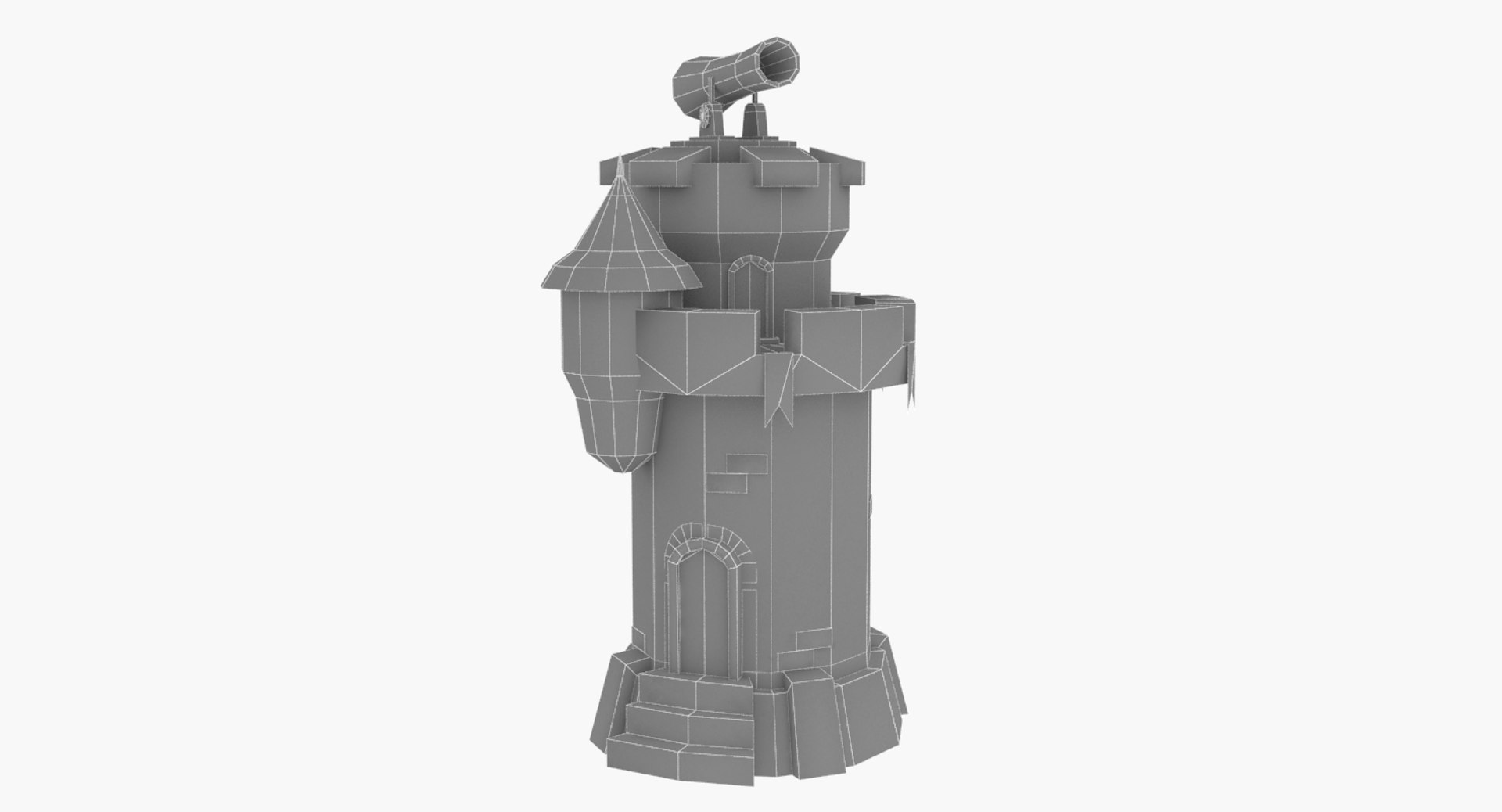 3d Model Tower Games