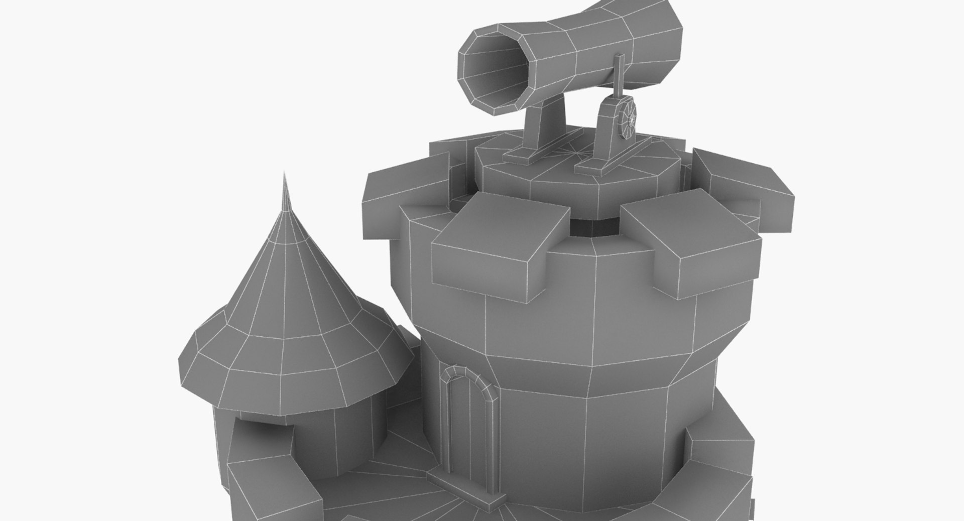 3d Model Tower Games