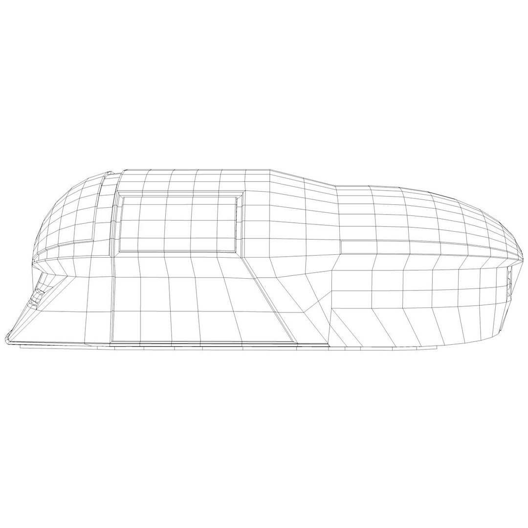 3D Futuristic Car Model - TurboSquid 1399068