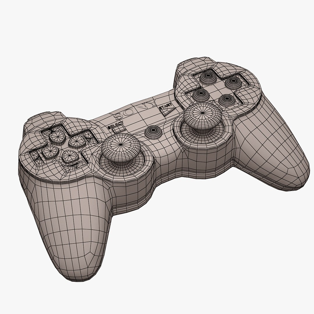 Ps3 Controller Sony 3d Model