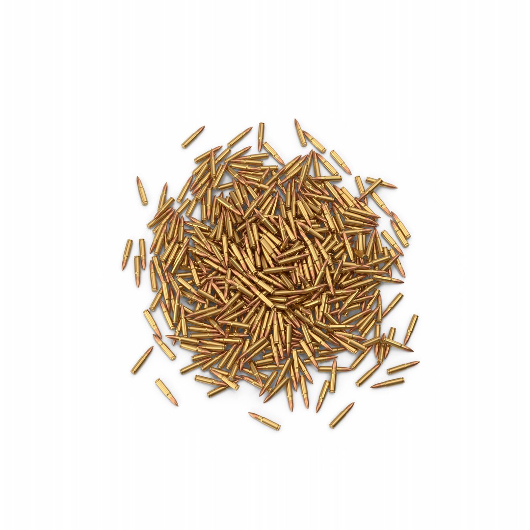 Pile Of Rifle Bullets model - TurboSquid 1973603