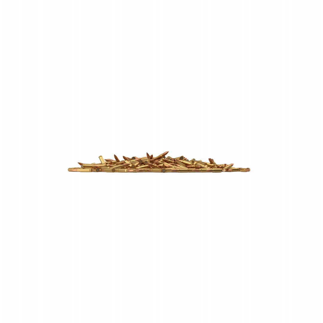 Pile Of Rifle Bullets model - TurboSquid 1973603
