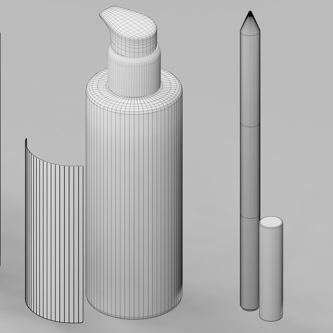 3D Cosmetics Pack model - TurboSquid 1972626