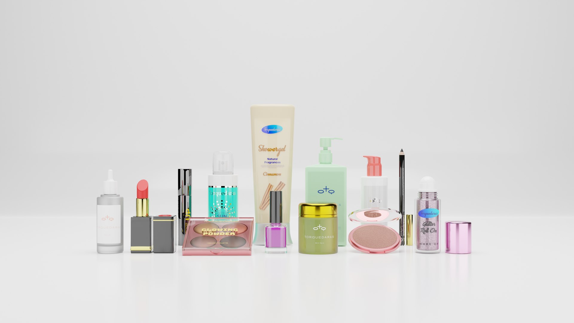 3D Cosmetics Pack model - TurboSquid 1972626