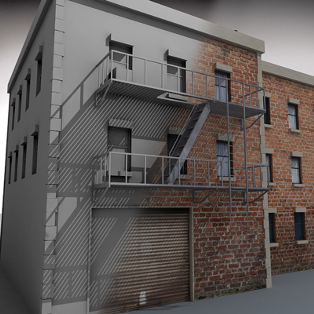 Downtown Building 3d Model