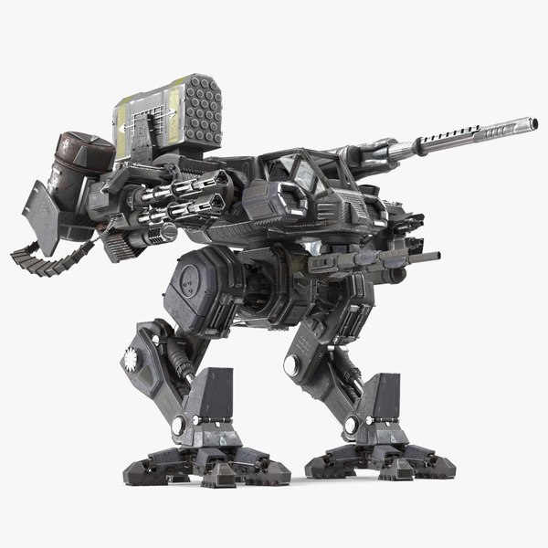 modelo 3d Viejo robot andante - TurboSquid 2157618