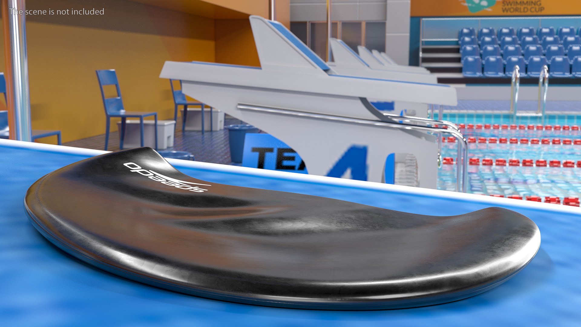 3D Speedo Black Waterproof Swimming - TurboSquid 1630856