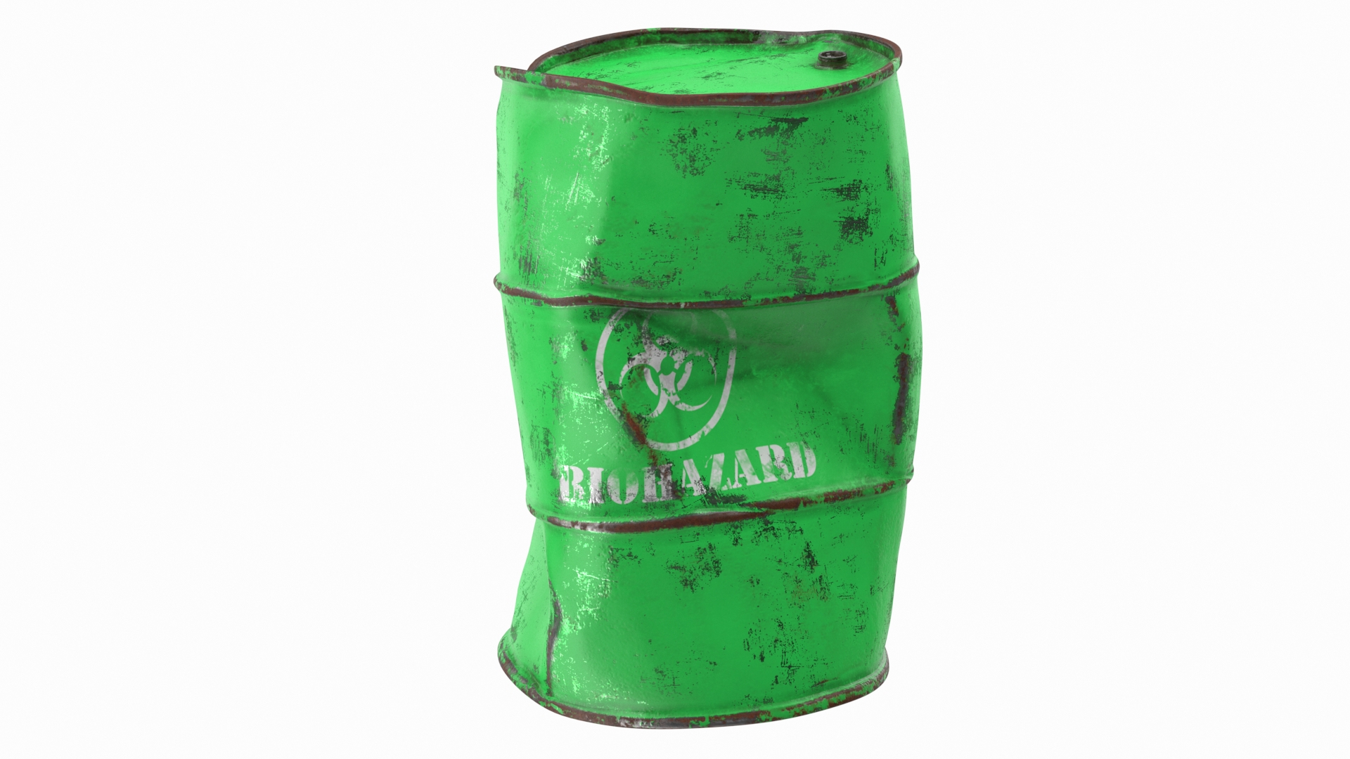 3D damaged biohazard toxic waste - TurboSquid 1699774