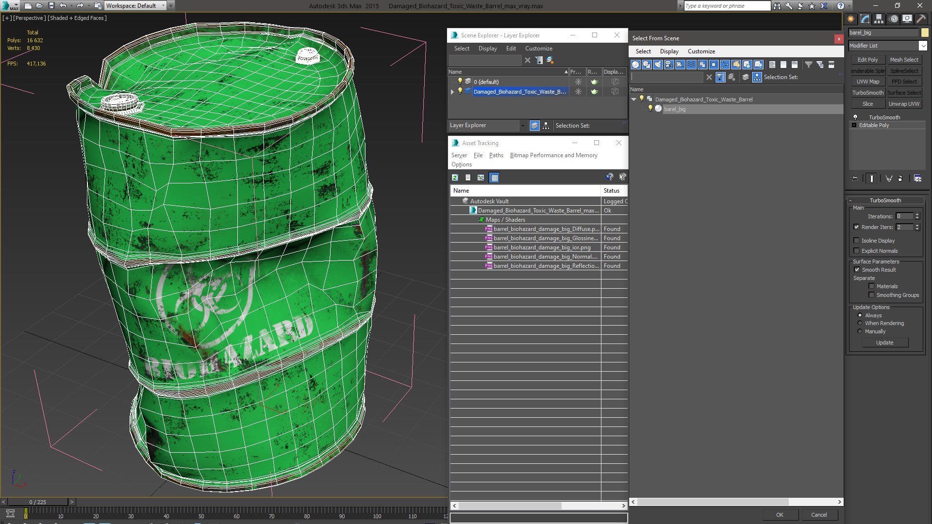3D damaged biohazard toxic waste - TurboSquid 1699774