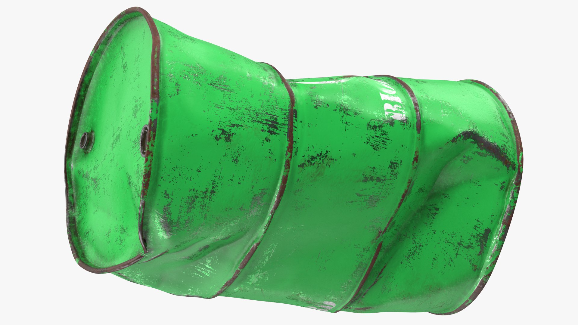 3D damaged biohazard toxic waste - TurboSquid 1699774